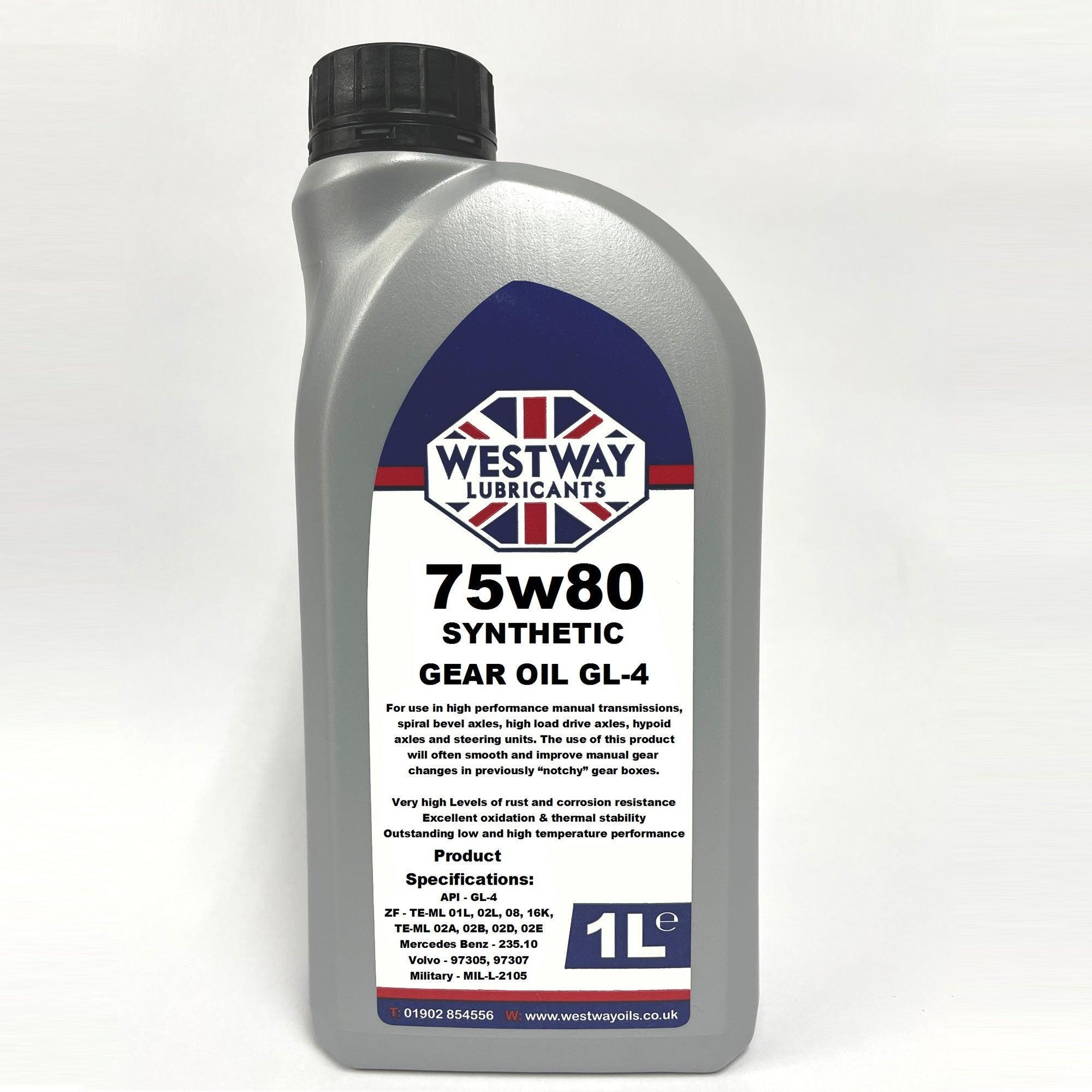75w80 Synthetic Gear / Diff Oil GL-4 – 4Boats