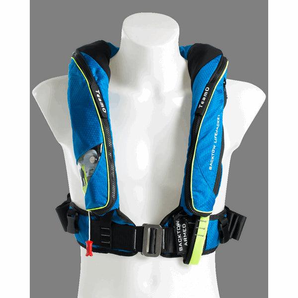 170N Offshore Lifejacket Hammar + MOB1 AIS – Blue/Yellow | 4Boats