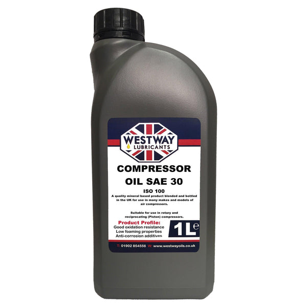 Compressor Oil ISO 100 - SAE 30 Mineral 4000 Hours – 4Boats