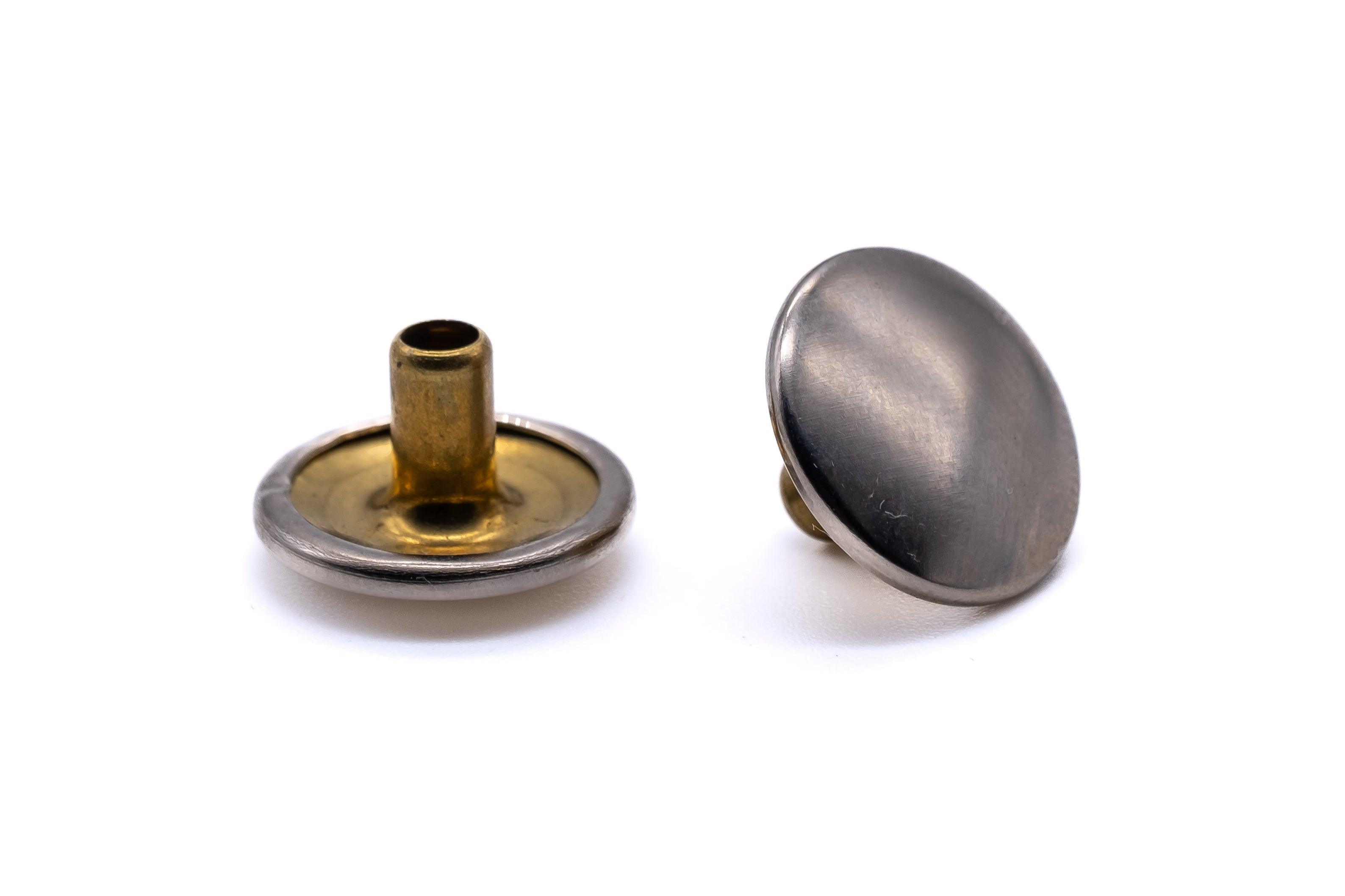 Durable DOT press snap fastener CAP for boat canopy covers brass nicke ...