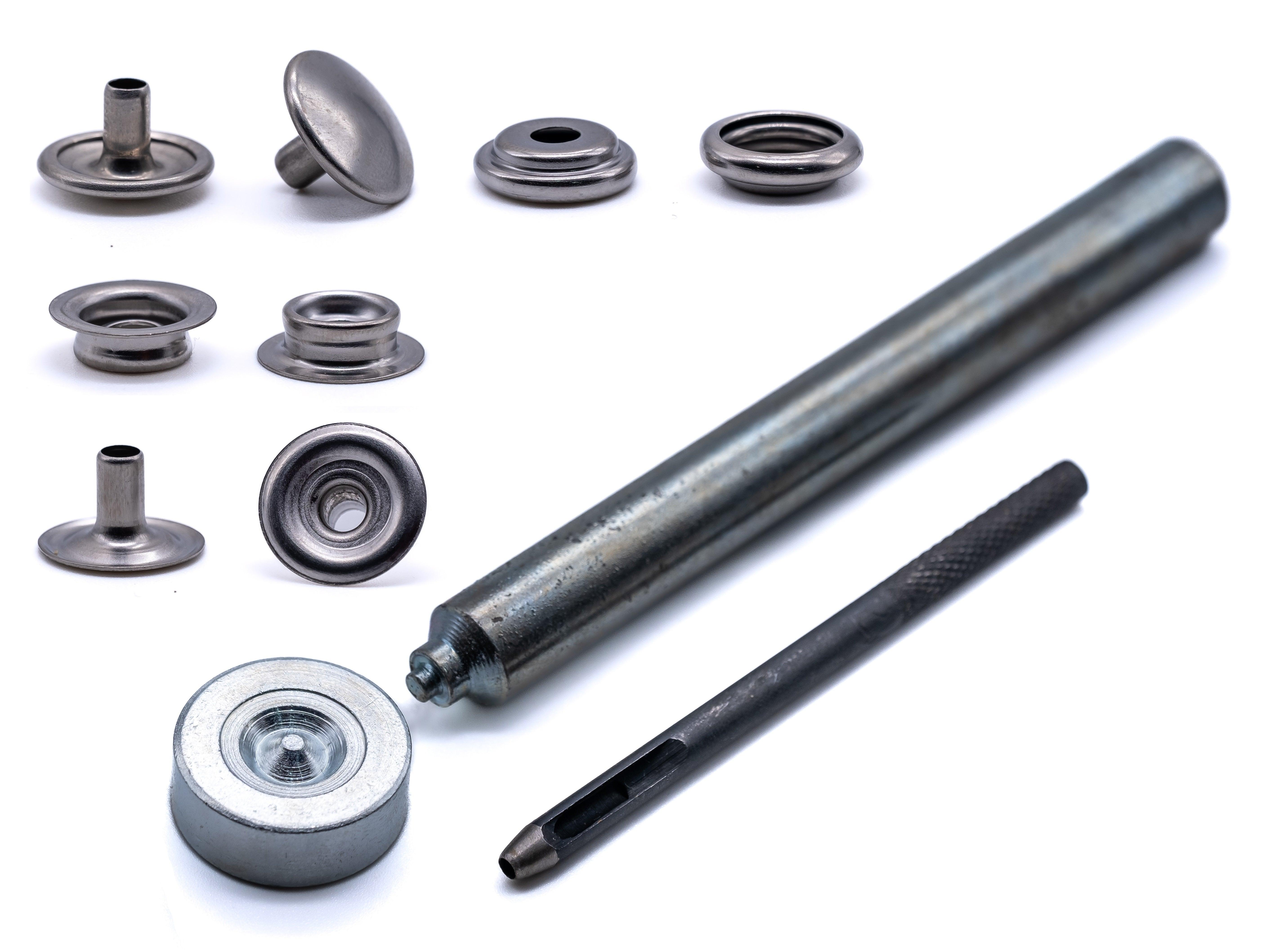 Genuine DOT Press snap fastener kit canvas to canvas 304 stainless ...