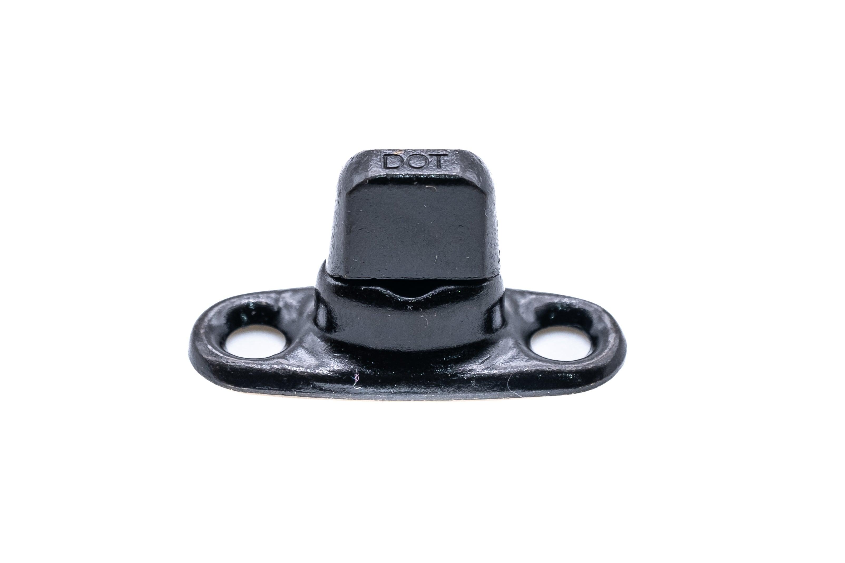 Military oxide black turnbutton fastener 6mm 2 hole base – 4Boats