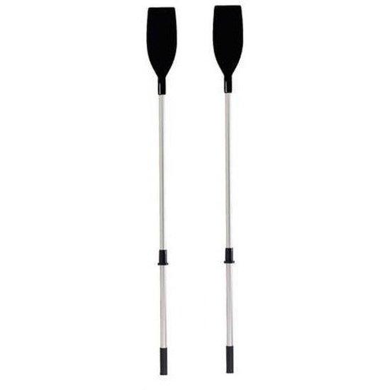 Pair of Aluminium Oar With PVC Adjustable Collar 220cm – 4Boats