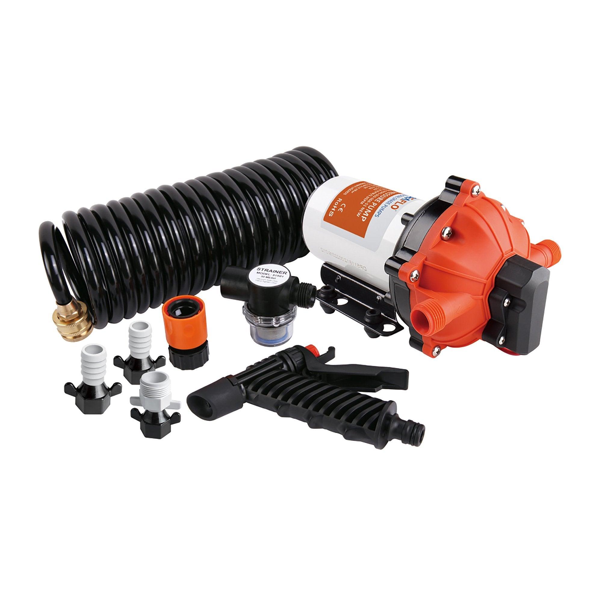 SEAFLO Washdown 51New Series Washdown Pump Kit 24V 5.2 gpm 70 psi With ...
