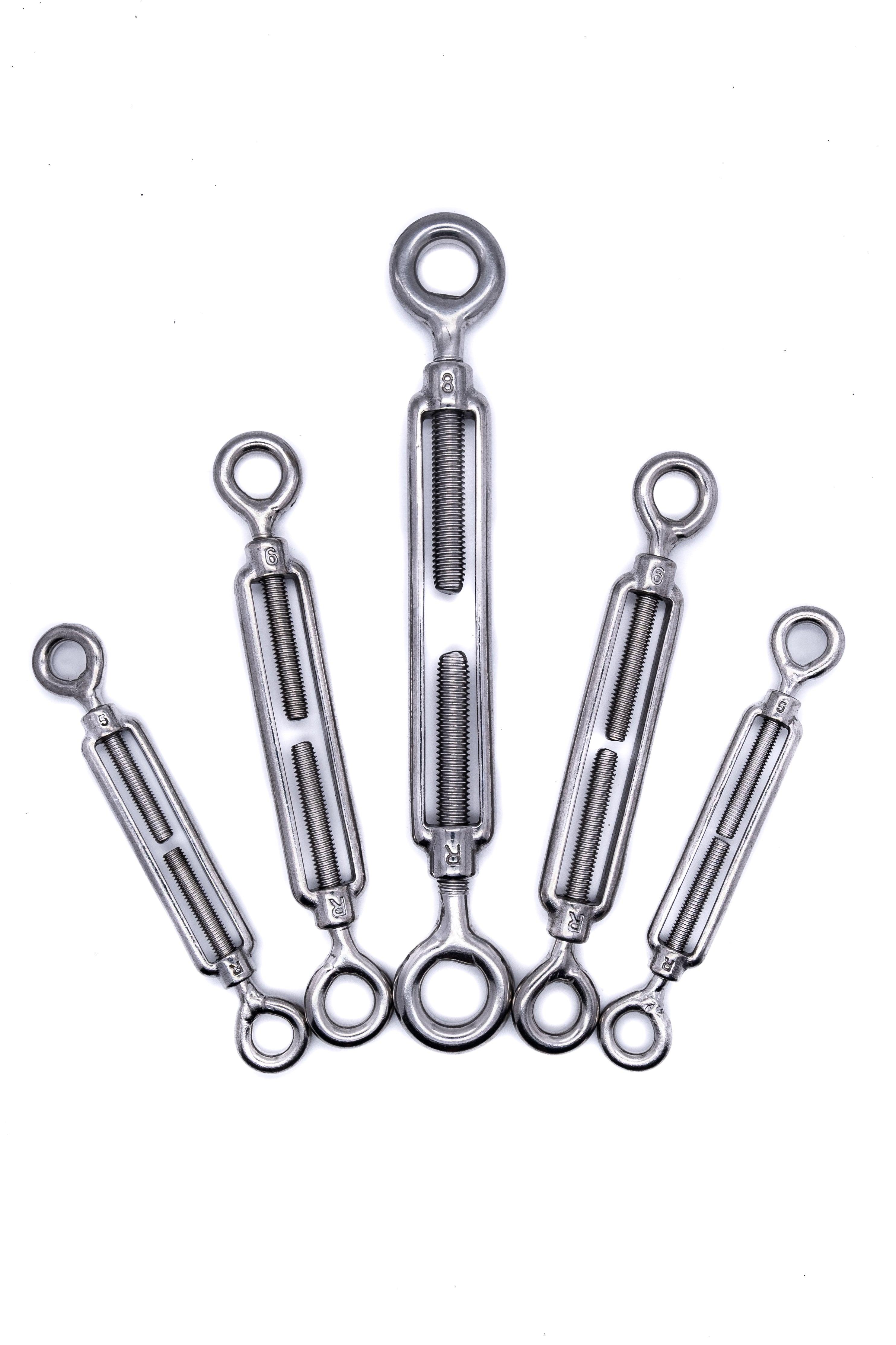 Stainless steel turnbuckle rigging screw eye to eye 316 A4 marine grad ...