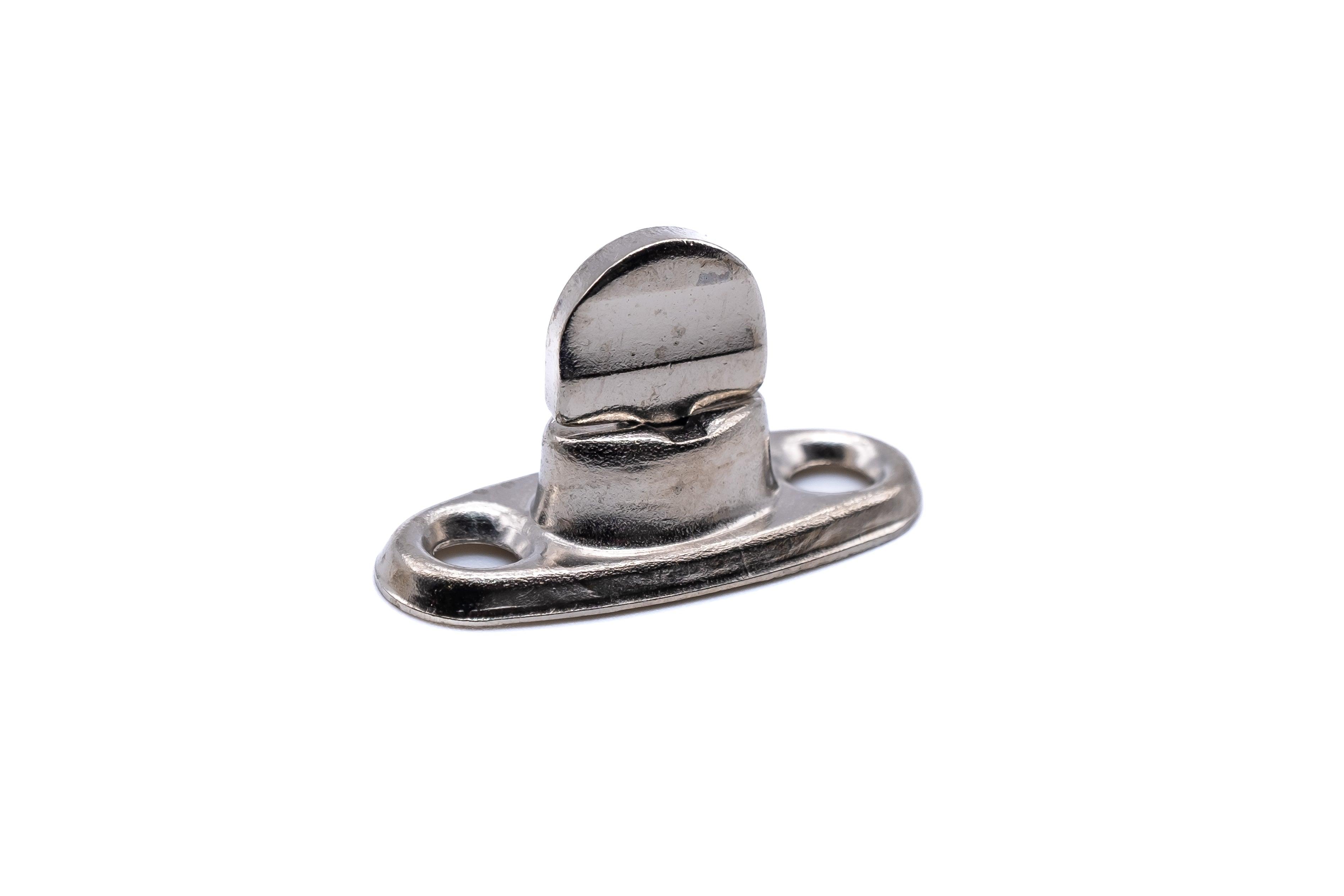 Standard Turnbutton fastener 6mm 2 hole base stud – 4Boats