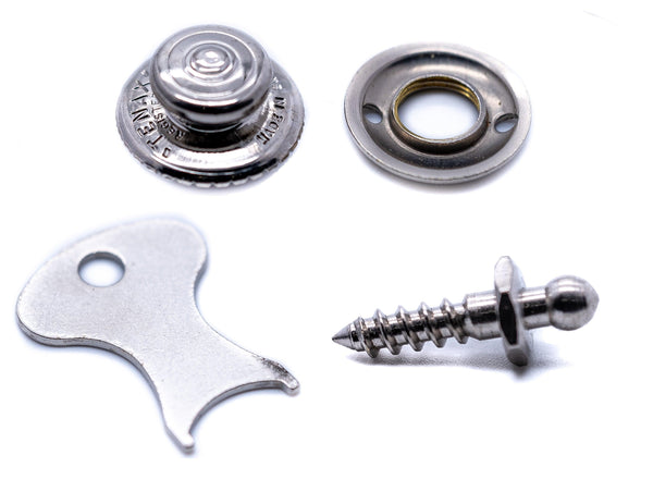 Tenax fastener button and woodscrew stud set | Hardware Misc | 4Boats UK