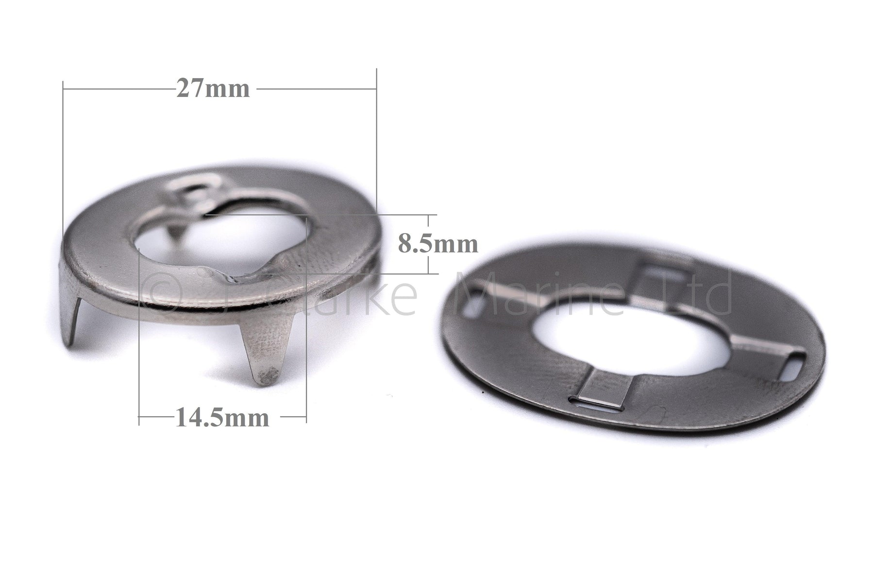 Turnbutton fastener 6mm set eyelet washer base stud genuine DOT brand ...