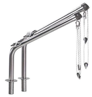 Davits Ø 60 mm, Max 160 kg, Double Sheave | 4Boats