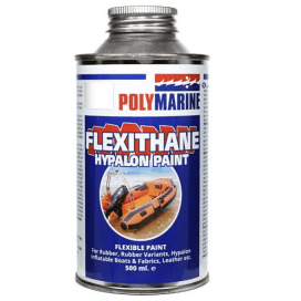 Flexithane Hypalon Paint 500ml White - Elastic Hypalon Coating – 4Boats