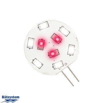 LED G4 Fitting - 9 Diode Red/White - Side Pin – 4Boats
