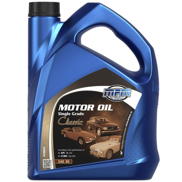 MPM Motor Oil SAE 30 Single Grade Oil Classic - 5 Litre – 4Boats