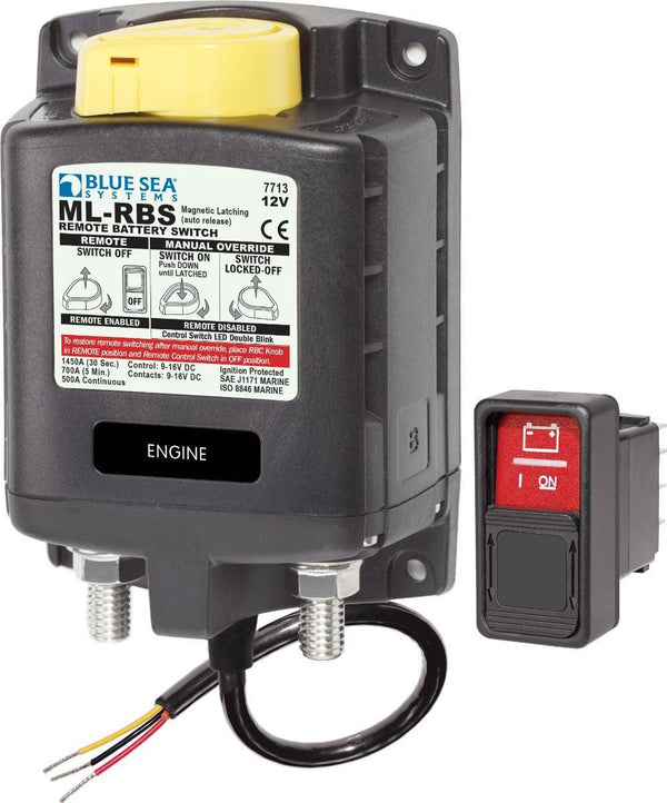 Solenoid ML 12V RBS SPST With Manual Control 2 (incl 2145-BSS Switch ...