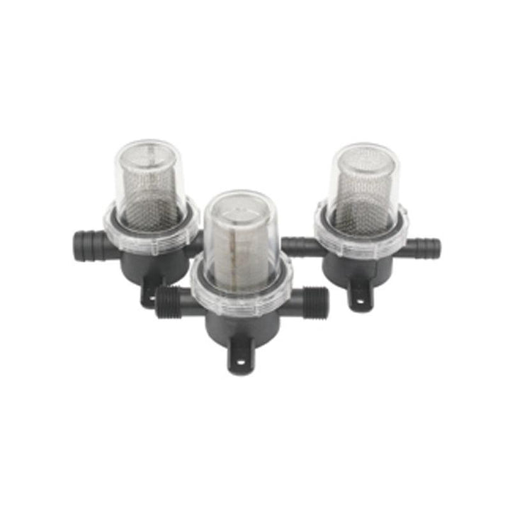 Strainer In-line S.S. Large Mesh Filter for 12mm Hose | 4Boats